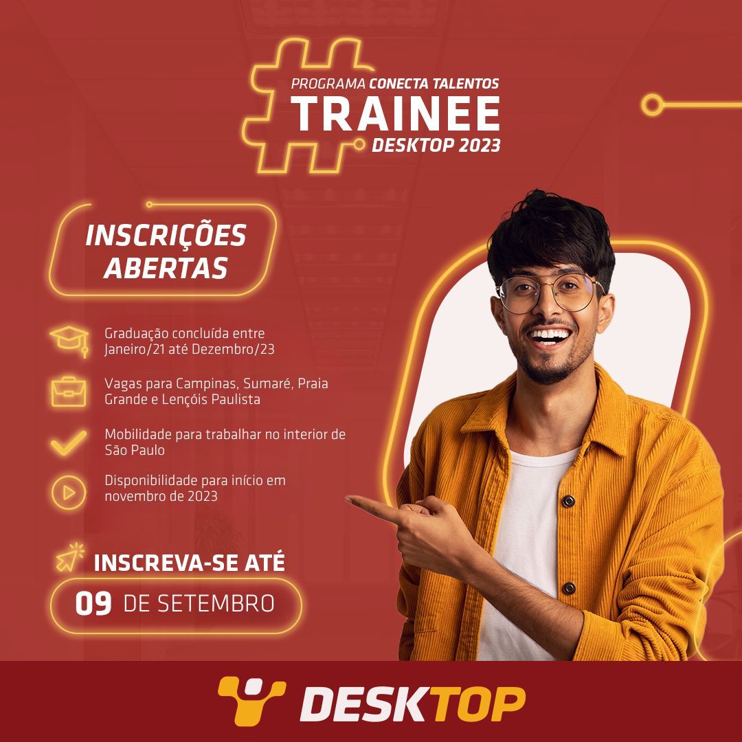 Programa Trainee – Desktop – EESC-USP / Estágios & Oportunidades